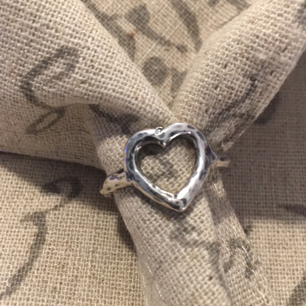 New Grace&Heart Cross Your Heart Ring - Gem